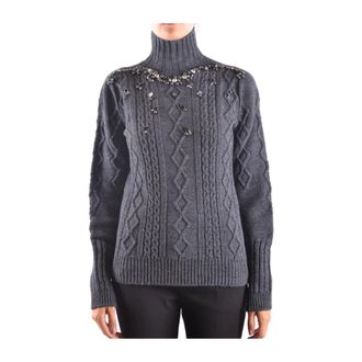 Pinko Stilvolle Sweaters f&uuml;r jeden Anlass - - Knitwear - Damen - Grau - M