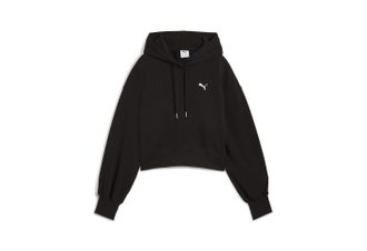 Puma Hoodie WARDROBE ESS Kurzer Relaxed Fit Hoodie Damen
