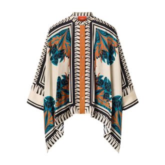 La DoubleJ Chemise Foulard - Femme - Blouses et Chemises - Multicolore - Taille: 42 FR