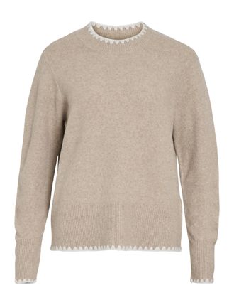 Vila VIHEFNA Stitch Detail Knit TOP/R