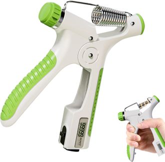 Generico Griffkraft-Trainer | Fingertrainer | 10-80 kg verstellbarer Widerstand | Grifftrainer f&uuml;r Unterarme mit Z&auml;hler f&uuml;r Frauen