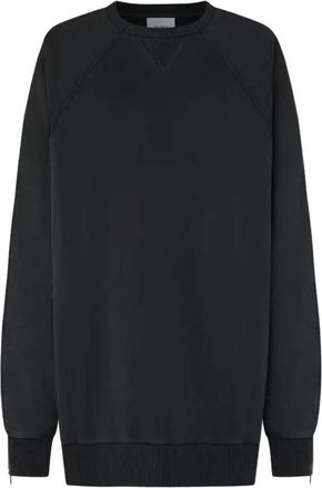 Halfboy Halfboy, Femme, Sweatshirts et sweats à capuche, Noir, Taille: 40 FR SweaT-shirt à Zip Oversize en Noir
