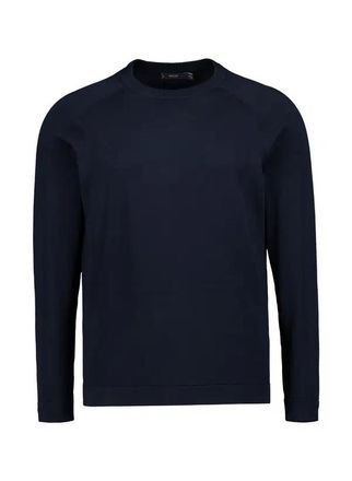 Boggi Milano Herren Pullover blau unifarben