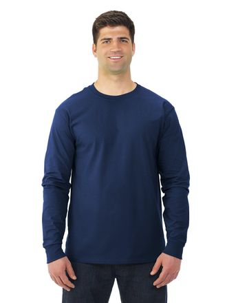 Fruit Of The Loom SFLR FL SFLR 4.7 OZ SOFSPUN LS TEE J NAVY 2XL