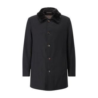 Gimos Wolljacke mit Pelzfutter