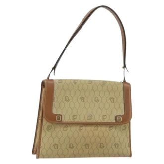 Dior Pre-owned Vintage Honeycomb Canvas Schultertasche - - Pre-owned - Damen - Beige - ONE SIZE