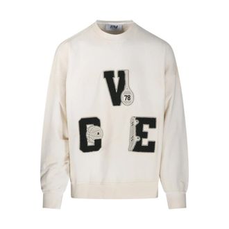 Golden Goose Star Boxy Crewneck Sweatshirt - - Sweatshirts & Hoodies - Herren - Beige - L