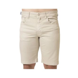 Jacob Cohen Baumwoll-Canvas Bermuda-Shorts - - Shorts - Herren - Beige - W33