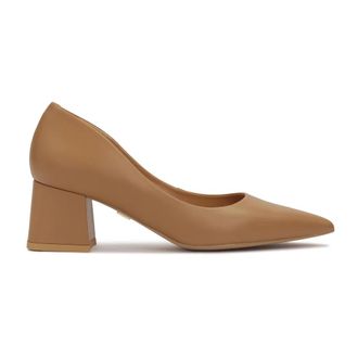 Kazar Hellbraune klassische Pumps auf einem Pfosten - - Shoes - Damen - Braun - 36 EU