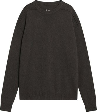 Rick Owens Homme, Pulls, Gris, Taille: M Pulls &eacute;l&eacute;gants avec Maglia Girocollo