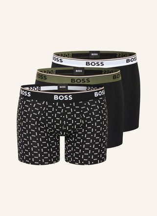 HUGO BOSS 3er-Pack Boxershorts Power schwarz