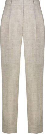 Toteme Damen Bundfaltenhose aus Viskose-Leinenmix