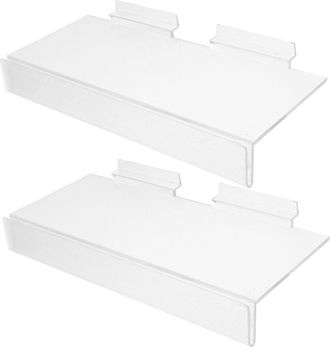 Artibetter 2 Stück Transparentes Schuhregal für Wandmontage Klare Wandablage für Schuhgeschäfte Robustes und Bruchsicheres Displayregal Vielseitig für Kleine Dek