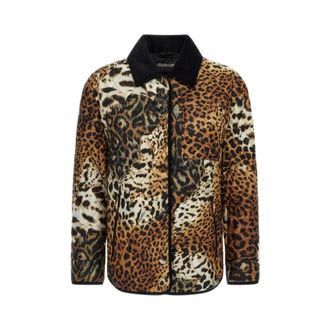 Roberto Cavalli Damen, Jacken, Braun, XSGröße