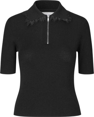 Sams&oslash;e & Sams&oslash;e Poloshirt - - Tops - Damen - Schwarzk - M