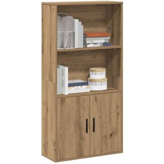vidaXL Biblioth&egrave;que ch&ecirc;ne artisanal 60x24x120 cm bois ding&eacute;nierie - Vidaxl