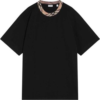 Burberry Homme, Tops, Noir, Taille: XL T-shirts et Polos en Coton Noir