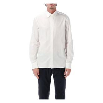 Lanvin Chemise classique &agrave; d&eacute;tail gros grain - Homme - Chemises - Blanc - Taille: L