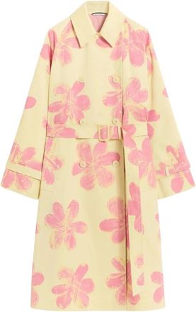 Max Mara Femme, Manteaux, Jaune, Taille: 38 FR Wksradioso Trench Coat