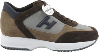 Hogan Homme, Chaussures, Brun, Taille: 39 1/2 EU Interactive H3D Baskets
