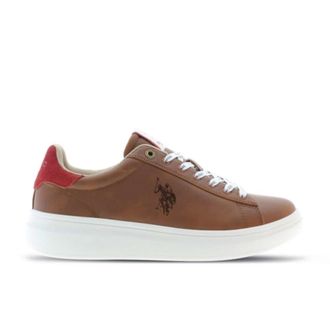 U.S.Polo Association Stilvolle Lederschuhe - - Shoes - Herren - Braun - 45 EU