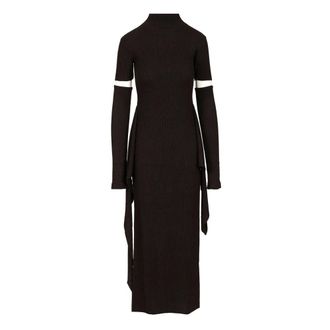 Federica Tosi Cashmere Blend Long Dress - - Dresses - Damen - Braun - M