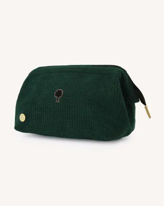 Faguo Trousse de toilette velours vert