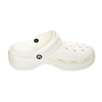Crocs Femme, Chaussures, Blanc, Taille: 36 EU Classic Platform Clog