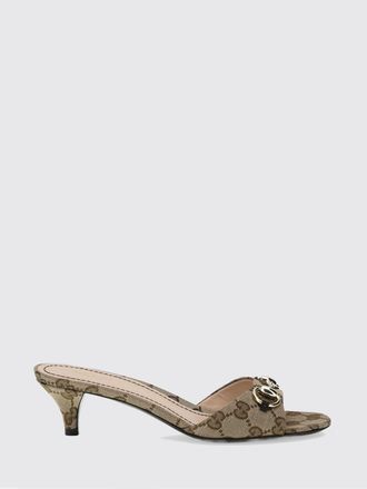 Gucci Sandales &agrave; Talons Femme couleur Beige