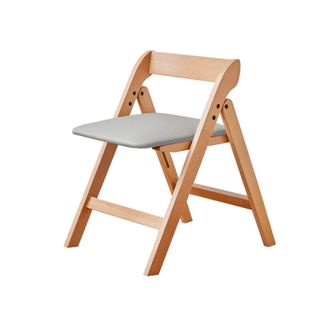 Generic Klappstuhl Holz K&uuml;che mit Lehne Hoher Belastbarkeit Klappstuhl Kleiner Balkon Leicht Platzsparend Keine Montage Erforderlich f&uuml;r G&auml;ste K&uuml;che B&uuml;ro Hoch