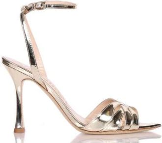 Ninalilou Femme, Chaussures, Gris, Taille: 39 EU Sandale &agrave; Talon Haut