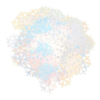 Garneck 600 St&uuml;ck Schneeflocken Konfetti Weihnachten Handliche Streudeko aus Papier Vielseitig f&uuml;r Tisch Fenster Party und Foto Requisite