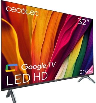 Cecotec Cecotec 32 Smart TV A4 Serie ALH40032 LED TV. HD-Aufl&ouml;sung, Betriebssystem Google TV, Chromecast, Google Voice Assistant, Dolby Audio System und 16