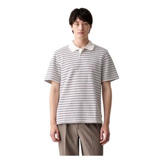 Les Deux Gestricktes Polo mit Streifen - - Tops - Herren - Mehrfarbig - L