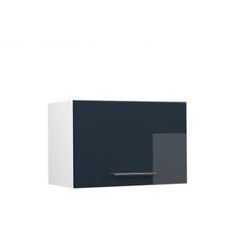 Vicco El&eacute;ment haut de cuisine Fame-Line, Bleu fonc&eacute; brillant, 60 cm Plat Vicco