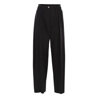 Sportmax Femme, Pantalons, Noir, Taille: 34 FR Quito Wide Pantalons