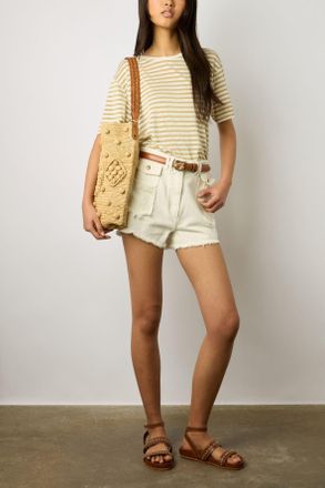 Gerard Darel T-shirt &agrave; rayures en lurex - MIKE - Or