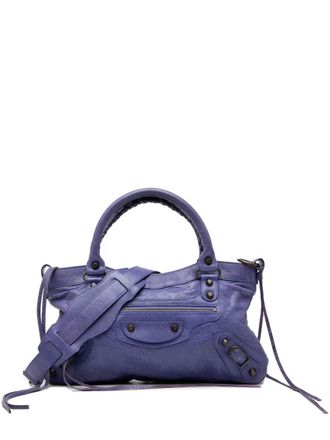 Balenciaga 2011 Lambskin Motocross Classic First satchel - Violet