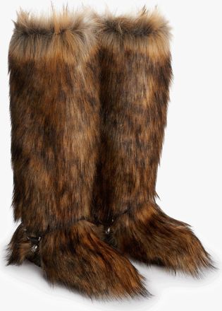 Miu Miu Bottes en fausse fourrure