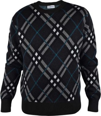 Burberry Homme, Pulls, Brun, Taille: M Pulls &agrave; col rond