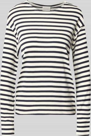 Closed Longsleeve im Allover-Look mit Rundhalsausschnitt