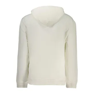 Calvin Klein Cotton Logo Hoodie - White