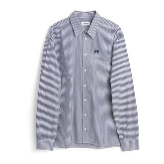 Soulland Femme, Blouses et Chemises, Bleu, Taille: 34/36 FR VIT Stripe Shirt