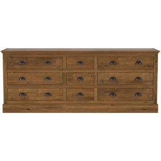 Rendez-Vous D&eacute;co Rendez-vous D&eacute;co - Buffet 9 tiroirs en bois de c&egrave;dre recycl&eacute; - tobias