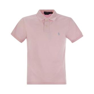 Polo Ralph Lauren Homme, Tops, Rose, Taille: 2XL Polo Coupe Classique en Piqu&eacute;