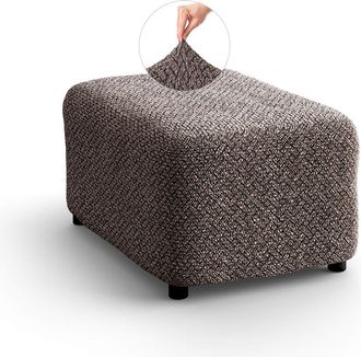 Paulato by GA.I.CO. PAULATO - Hockerbezug aus Mikrofaser, Kollektion Venezia, bi-elastisches, maschinenwaschbares Gewebe, WavyTech-Technologie, Made in Italy - Venezia Br