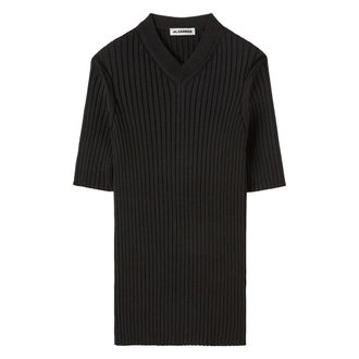 Jil Sander Femme, Tops, Noir, Taille: 52 FR T-Shirt