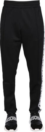Moschino Elasticated Polyester-Elastane Joggers - Black