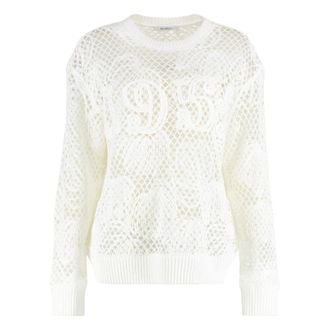 Max Mara Damen, Strickwaren, Wei&szlig;, SGr&ouml;&szlig;e