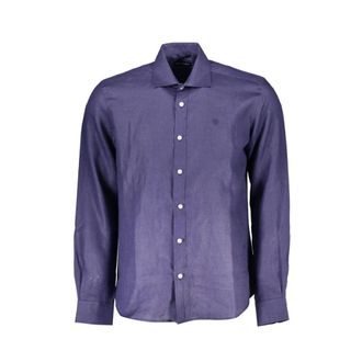 North Sails Leinenhemd - - Shirts - Herren - Blau - L